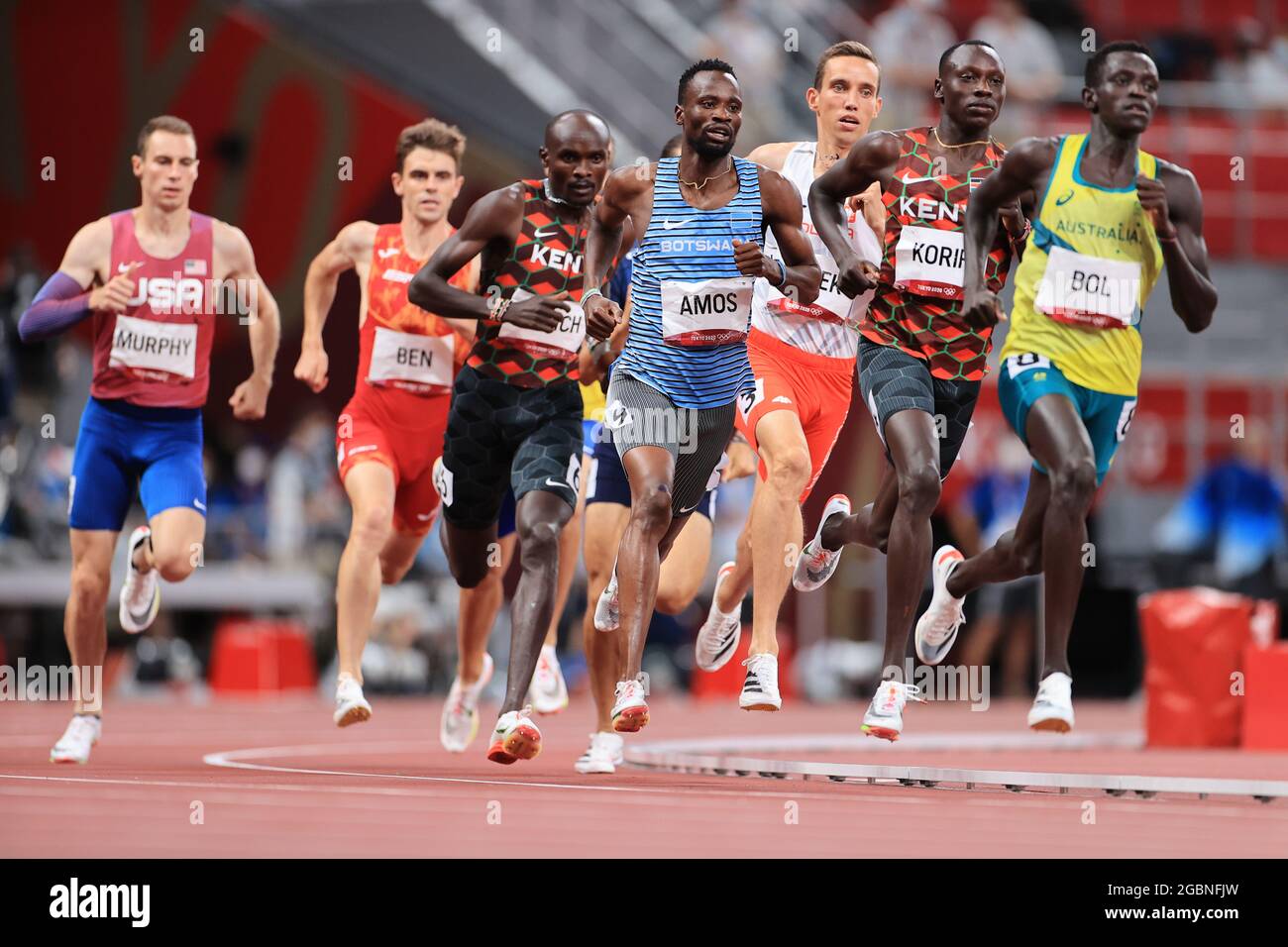 Tokyo, Japan. 4th Aug, 2021. AMOS Nijel (BOT), DOBEK Patryk (POL ...