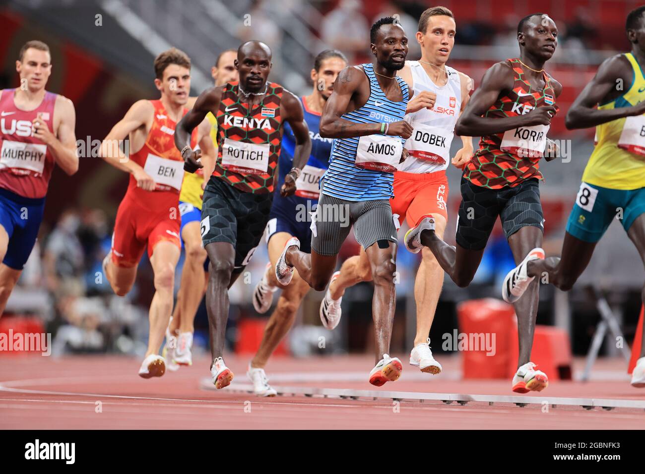 Tokyo, Japan. 4th Aug, 2021. AMOS Nijel (BOT), DOBEK Patryk (POL ...