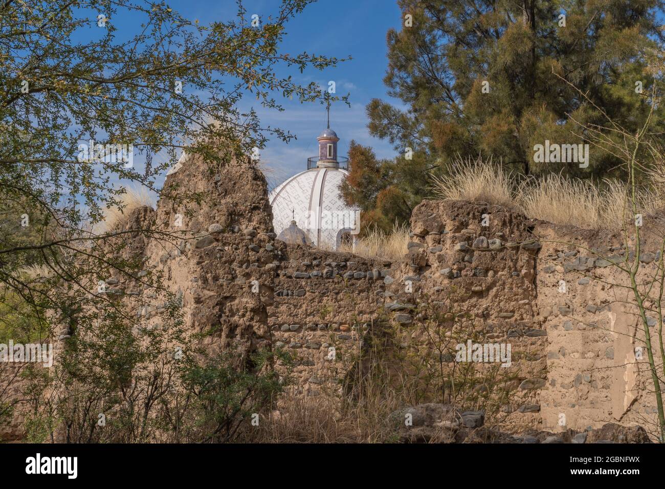 Ruined church tower landscapes hi-res stock photography and images - Alamy