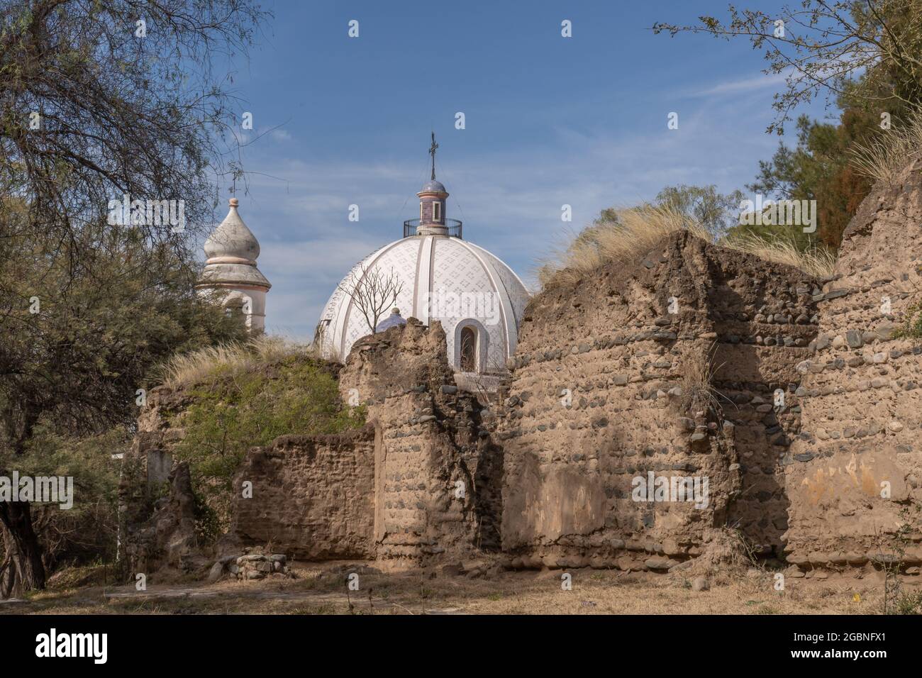 Ruined church tower landscapes hi-res stock photography and images - Alamy