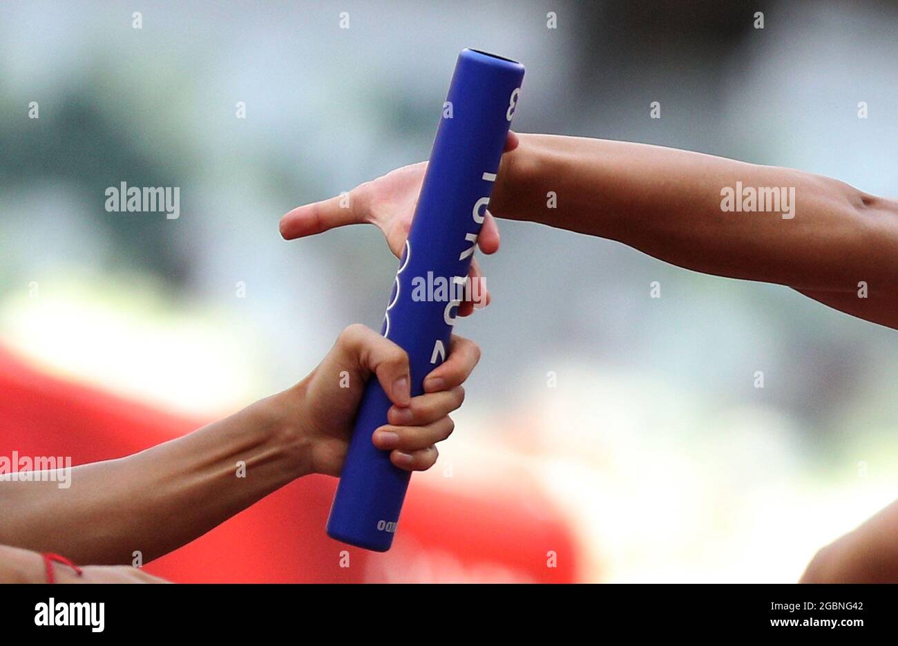 Tokyo, Japan. 5th Aug, 2021. Ge Manqi (L) and Huang Guifen of Team ...