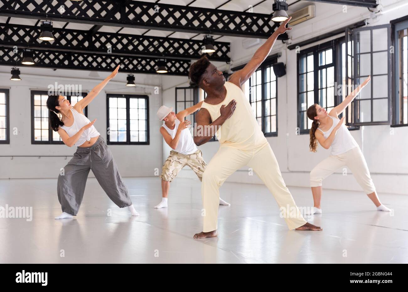 dancers training in a dance studio Stock Photo - Alamy