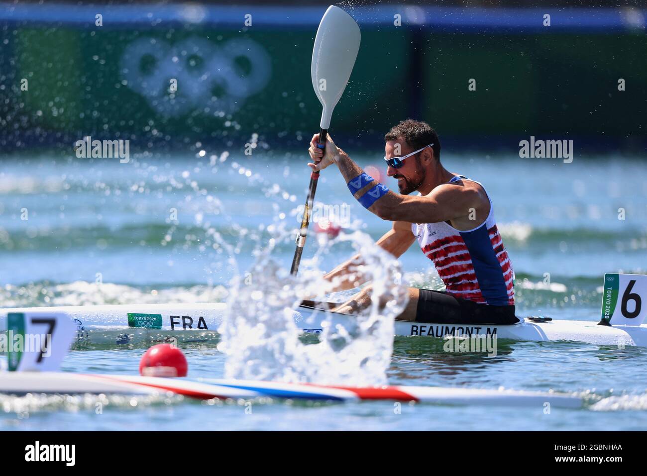 Maxime BEAUMONT during the Olympic Games Tokyo 2020, Canoe Sprint on ...
