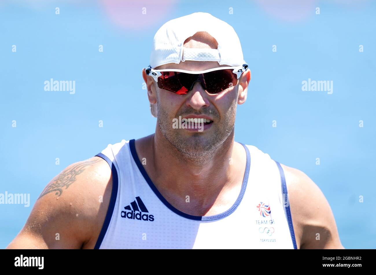 Great Britain's Liam Heath after winning bronze in the Men's Kayak ...