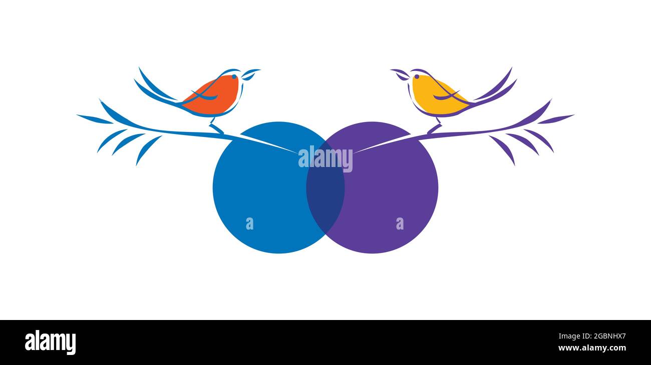 A Vector Illustration of Bird Line Vector Sign Stock Vector Image & Art ...