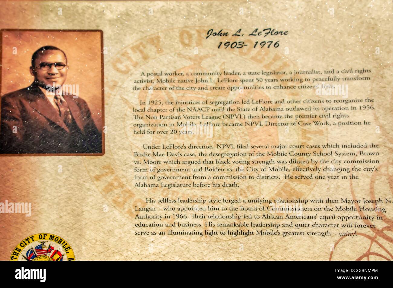 John leflore hi-res stock photography and images - Alamy