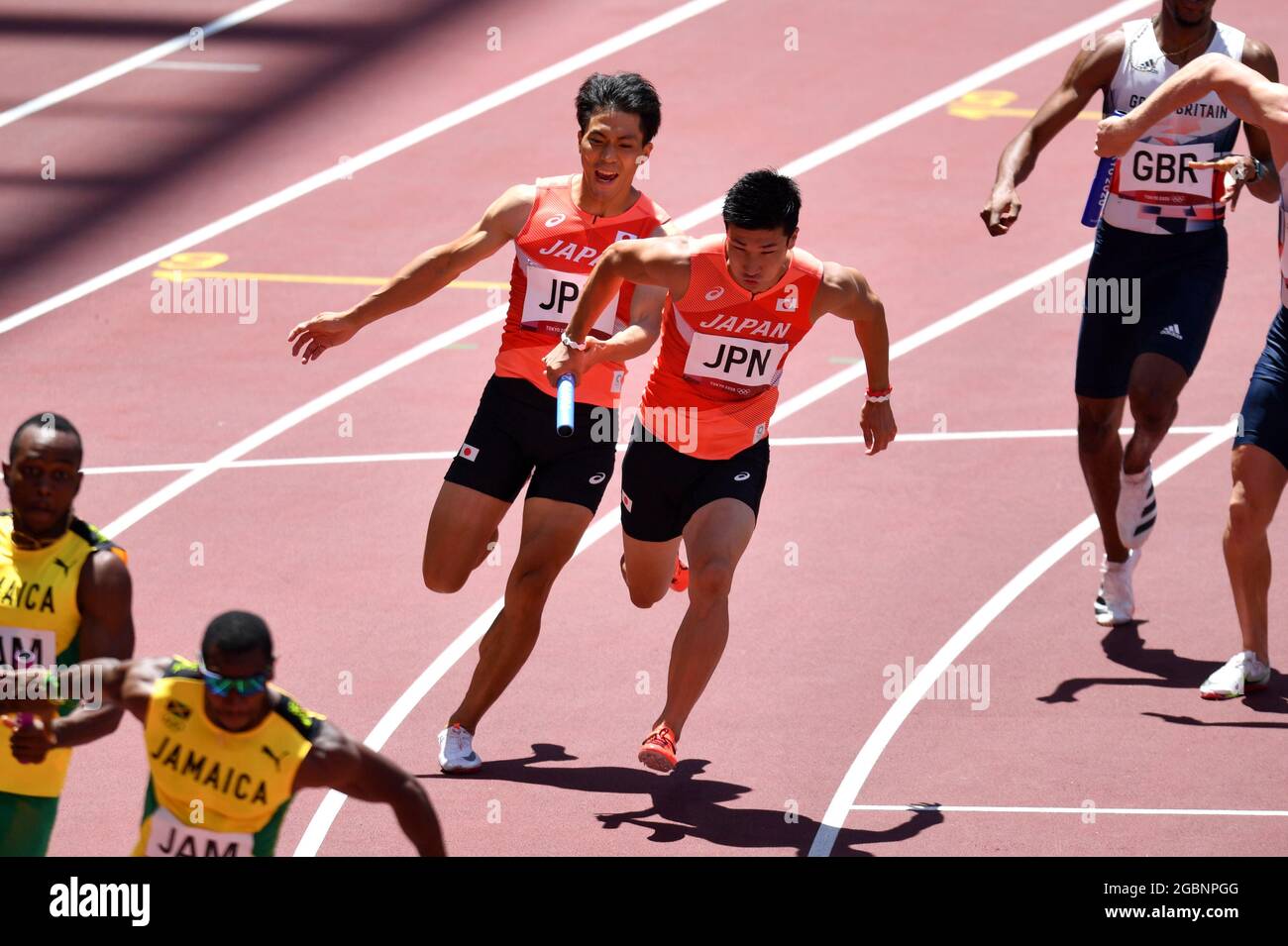 Tokyo, Japan. Credit: MATSUO. 5th Aug, 2021. (L-R) Ryota Yamagata ...