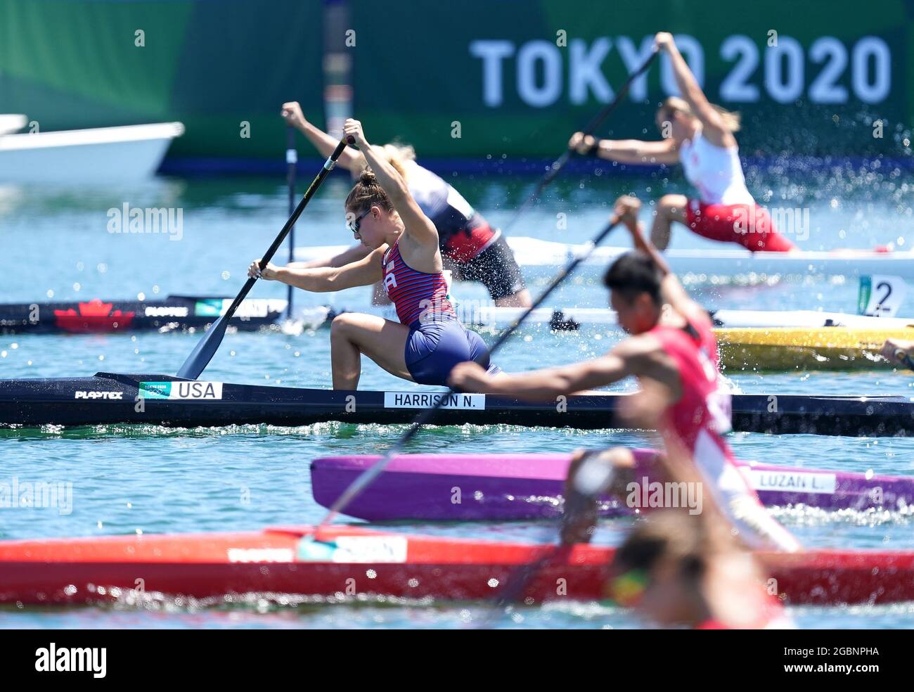 USA's Nevin Harrison wins the Women's Canoe Single 200m Final A during ...