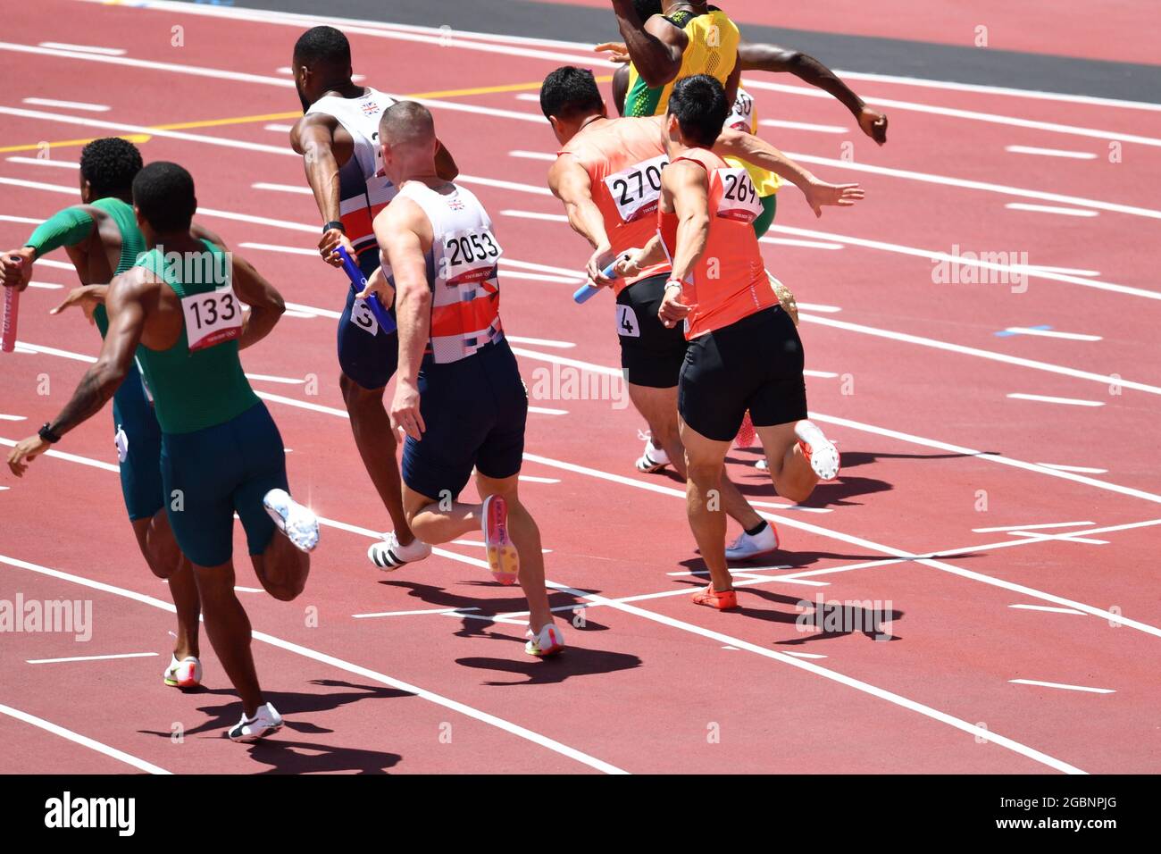 Tokyo, Japan. Credit: MATSUO. 5th Aug, 2021. (R-L) Yoshihide Kiryu ...