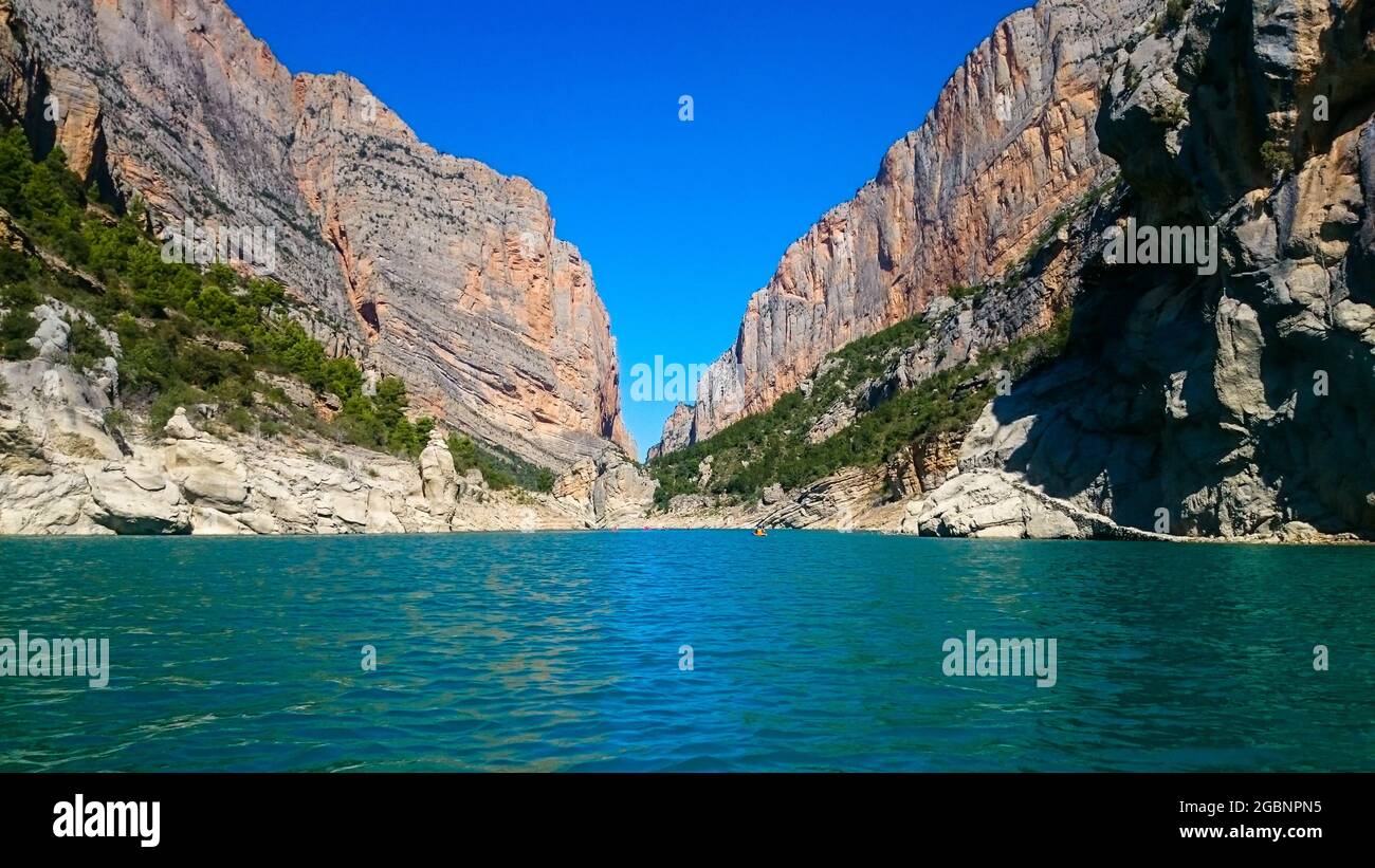 Montsec d'Ares mountains in Spain Stock Photo - Alamy