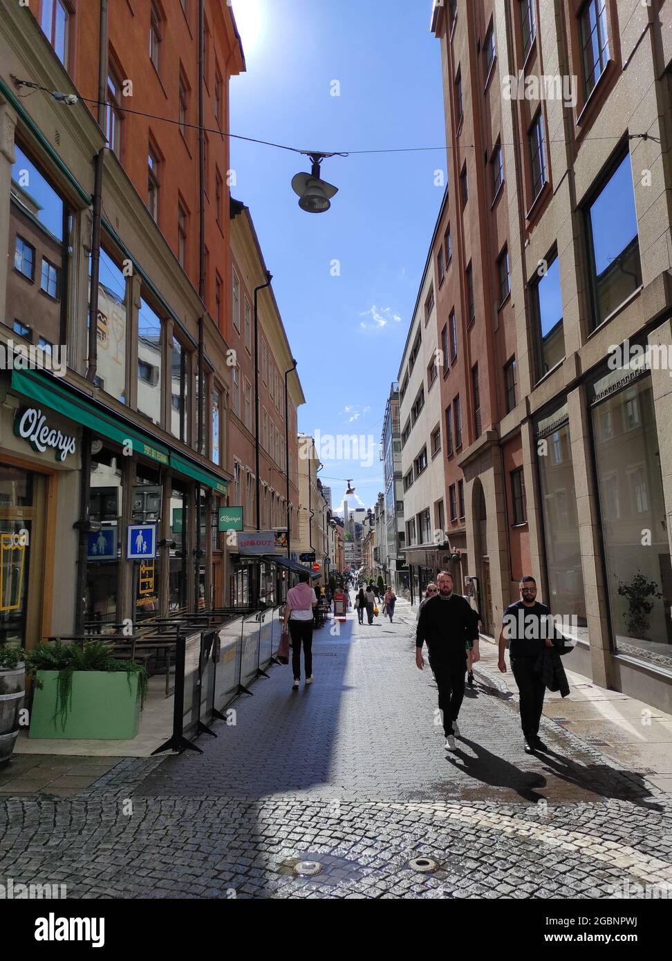 STOCKHOLM, SWEDEN - May 31, 2021: The Stockholm inner city view from ...