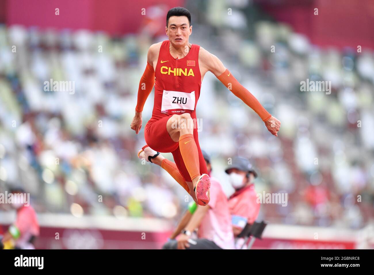 Tokyo, Japan. Credit: MATSUO. 5th Aug, 2021. ZHU Yaming (CHN) Athletics ...