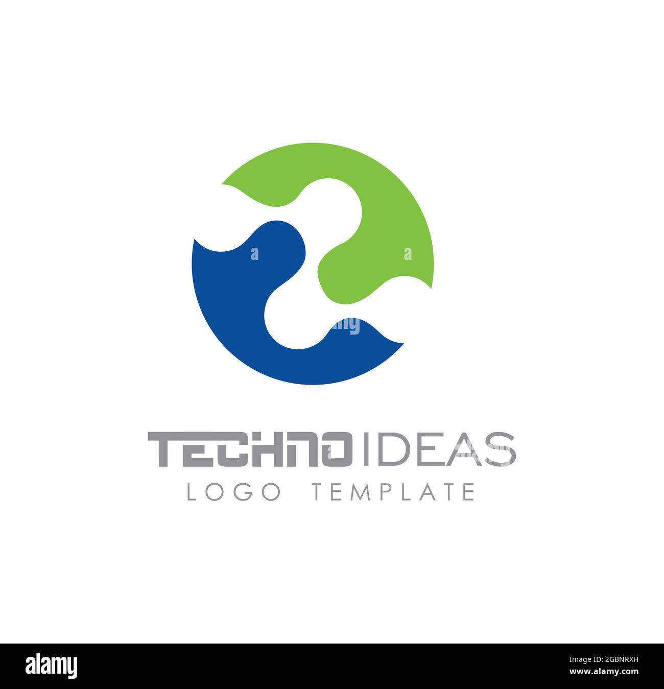 A Vector Illustration of Technology Logo Design Ideas Stock Vector ...