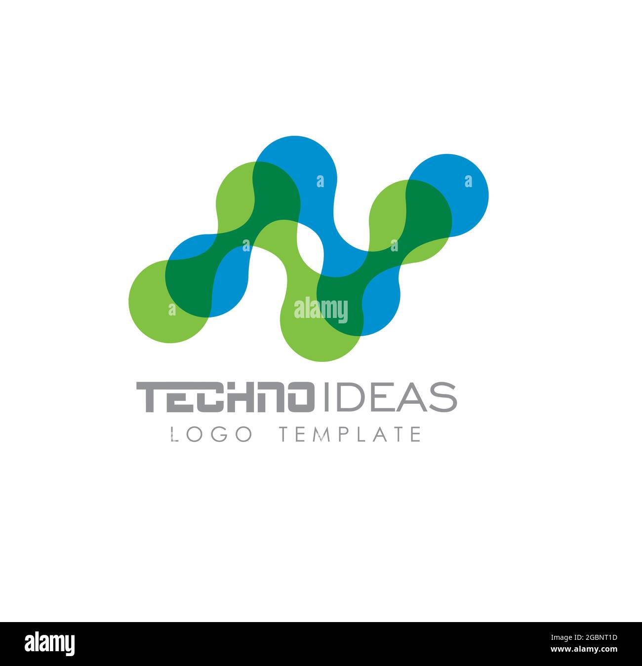 A vector Illustration of Technology Logo Design Ideas Stock Vector ...