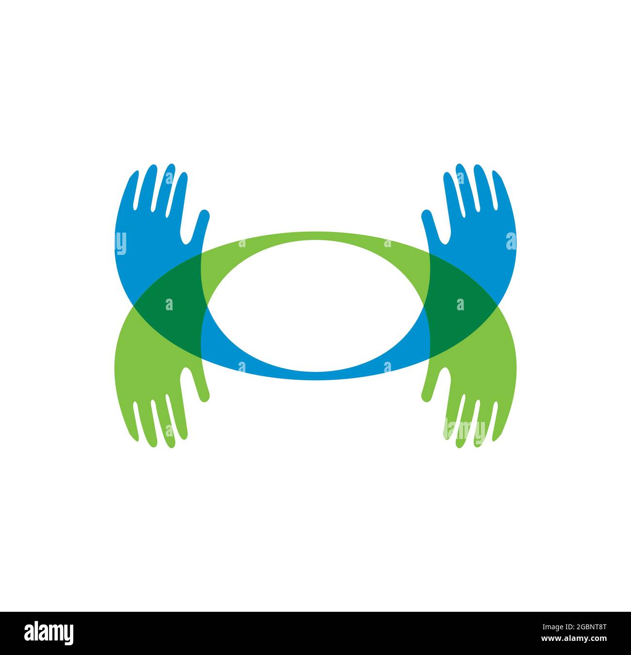 Concept illustration hands stacked hi-res stock photography and images ...