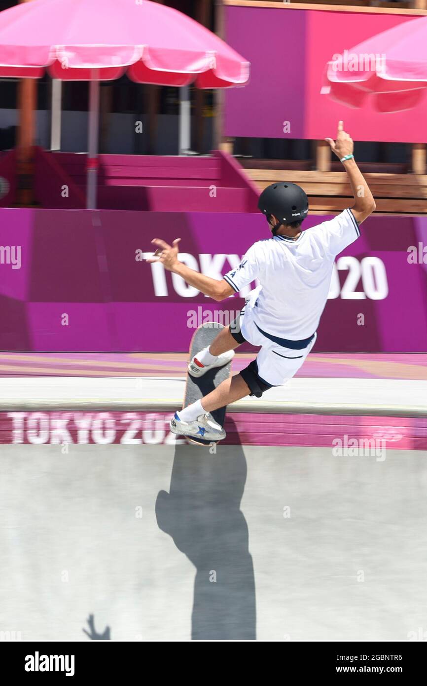 Tokyo, Japan. 5th Aug, 2021. Cory Juneau of the United States competes ...