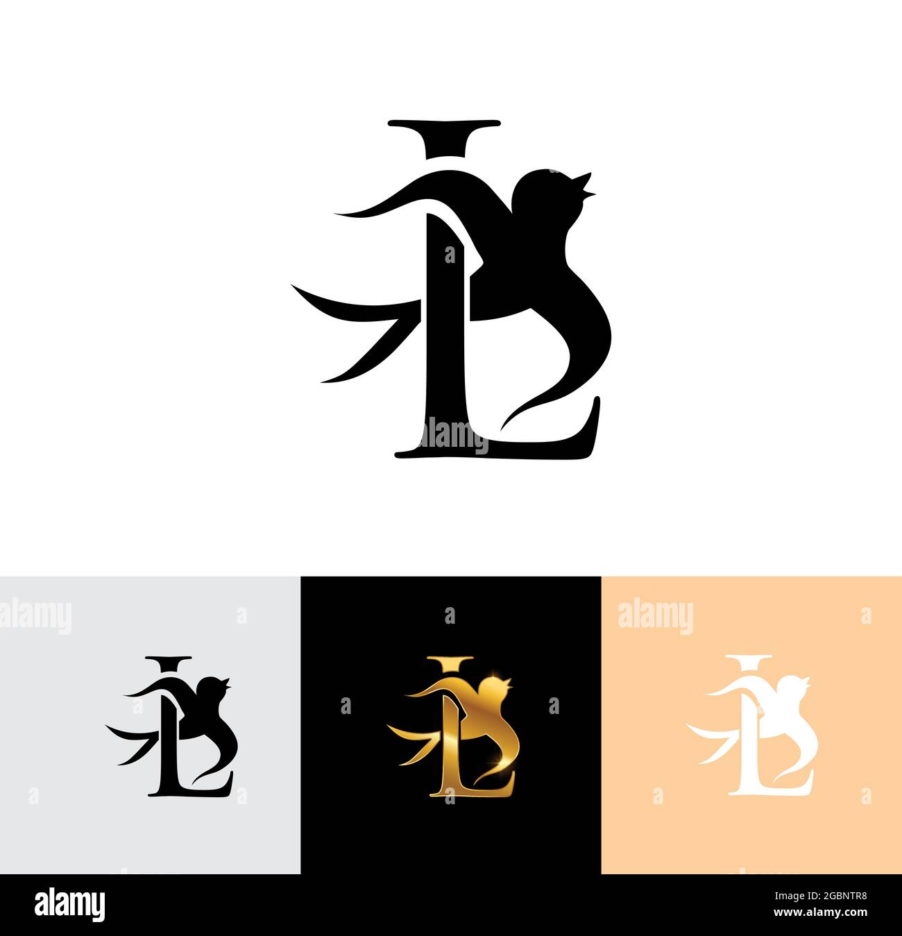 Clematis alpina Stock Vector Images - Alamy