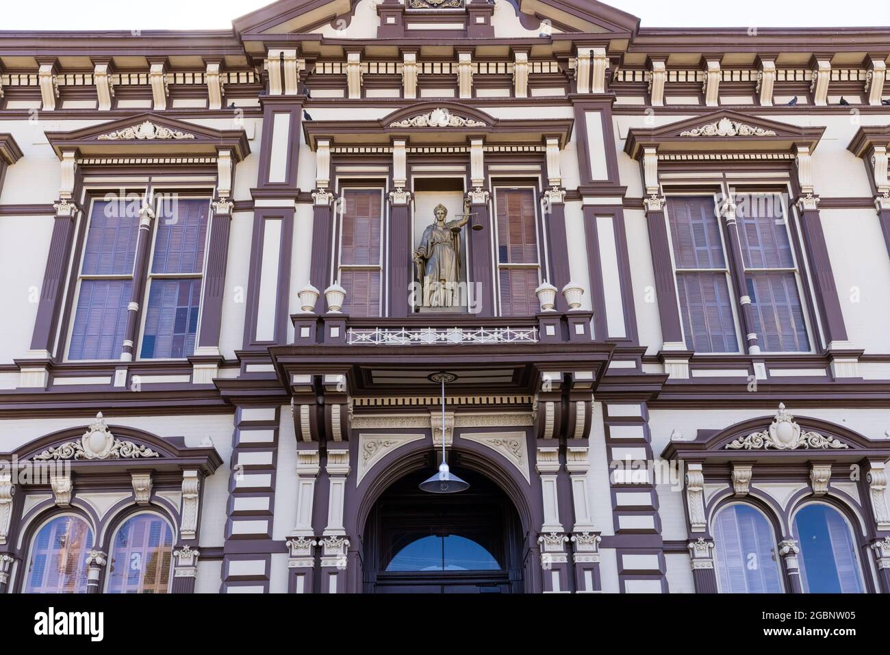 Historic 19th century Storey County Courthouse, Virginia City, Nevada ...