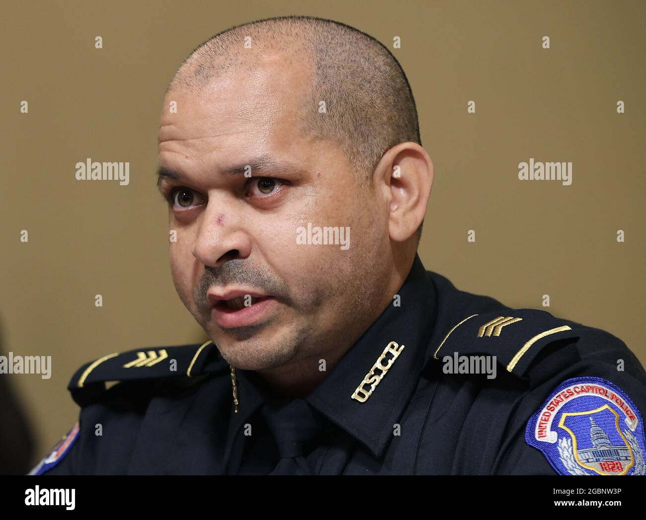 WASHINGTON, DC - JULY 27: U.S. Capitol Police officer Sgt. Aquilino ...