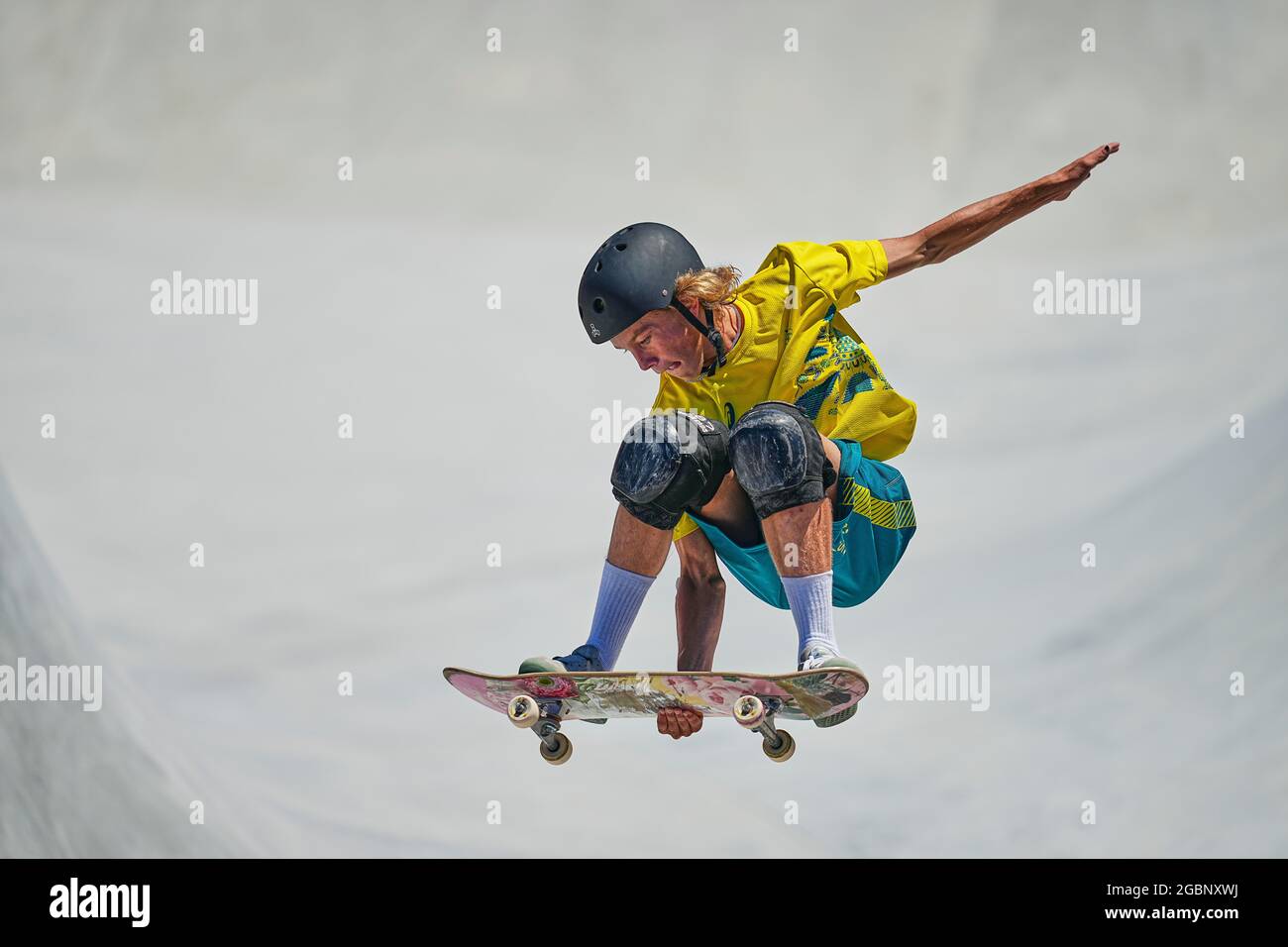 August 5, 2021: Keegan Palmer during men's park skateboard at the ...