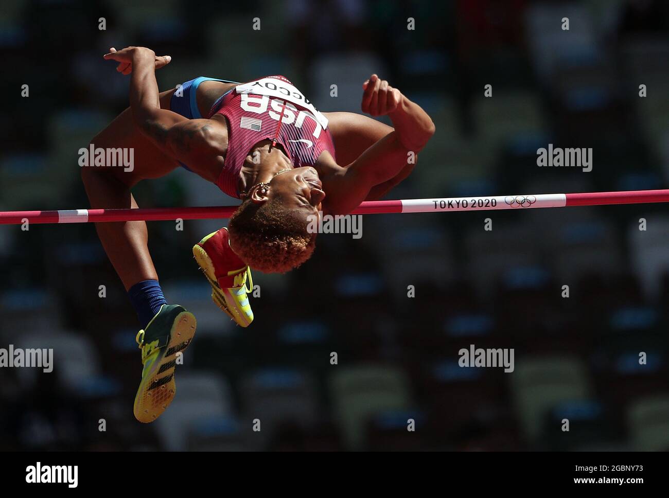 Tokyo, Japan. 5th Aug, 2021. Rachel McCoy of the United States competes ...
