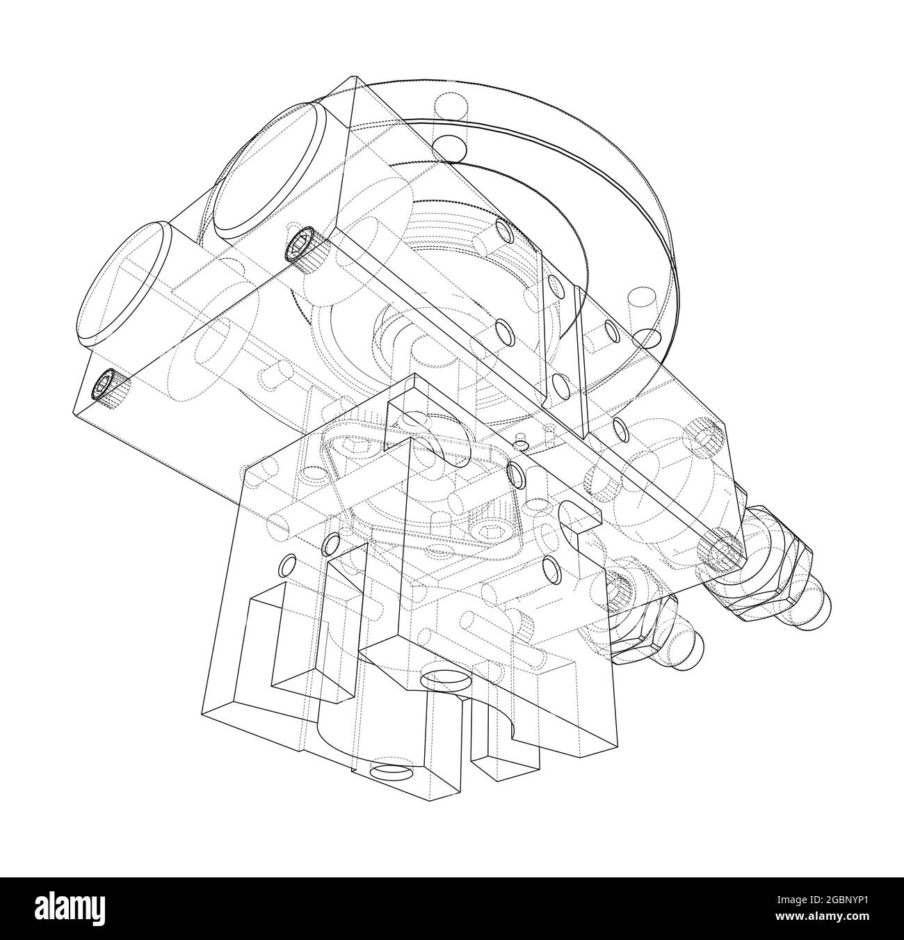Abstract industry object concept. Vector Stock Vector Image & Art - Alamy