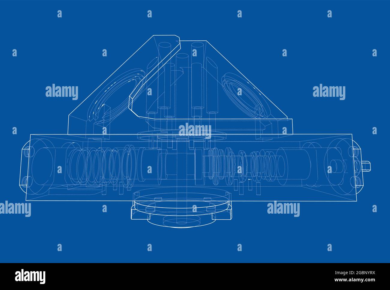 Abstract industry object concept. Vector Stock Vector Image & Art - Alamy
