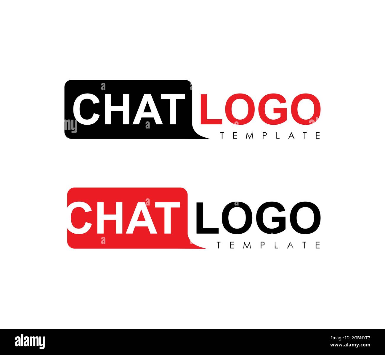 A Vector Illustration of Chat Logo Vector Sign Stock Vector Image & Art ...