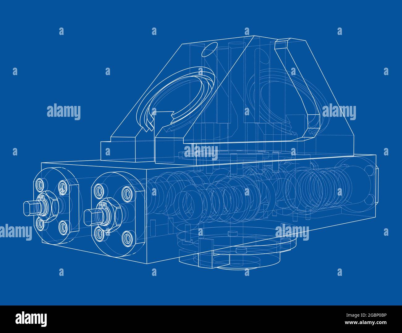 Abstract industry object concept. Vector Stock Vector Image & Art - Alamy