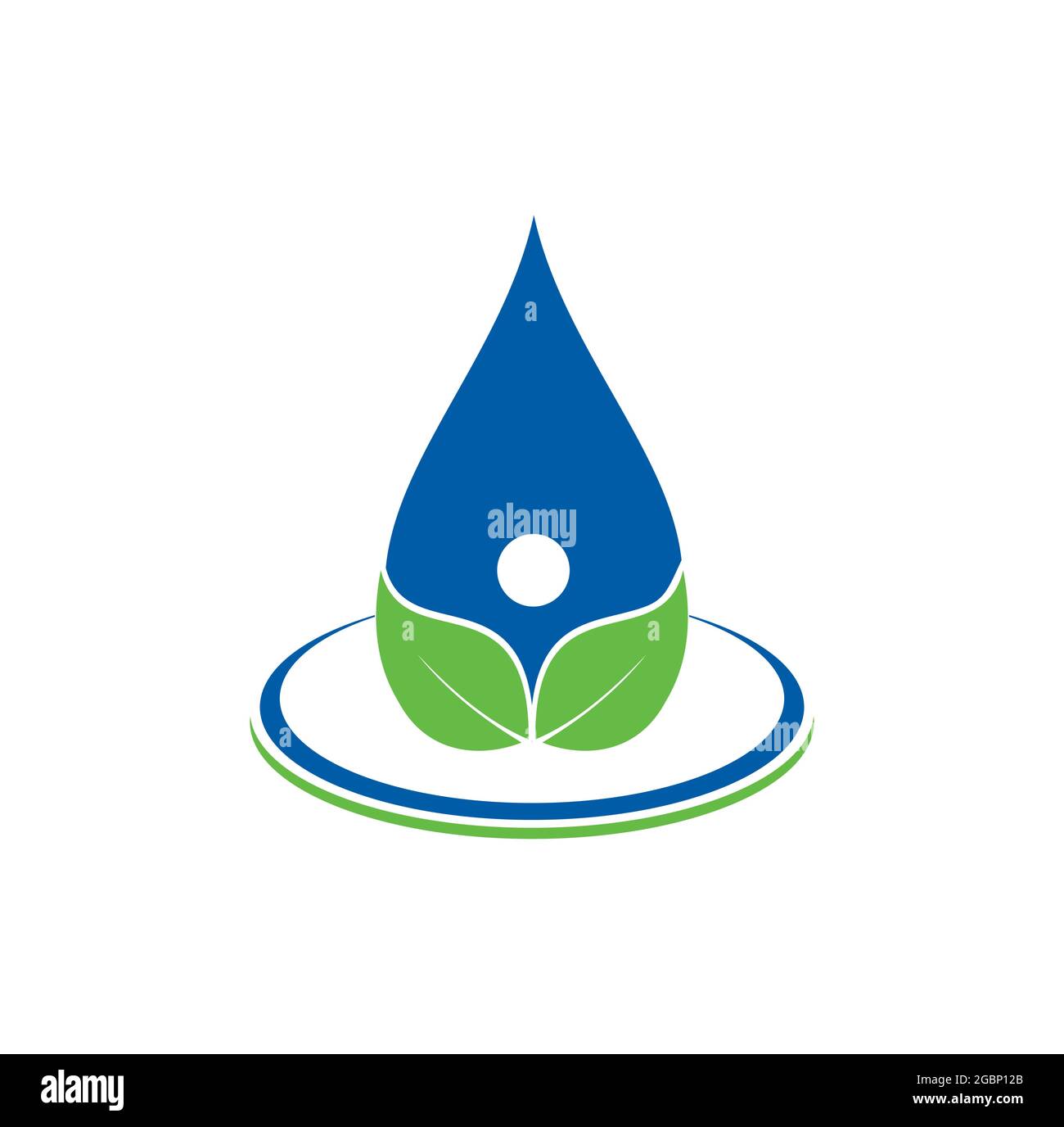 A vector Illustration of Water Drop People Sign Stock Vector Image ...