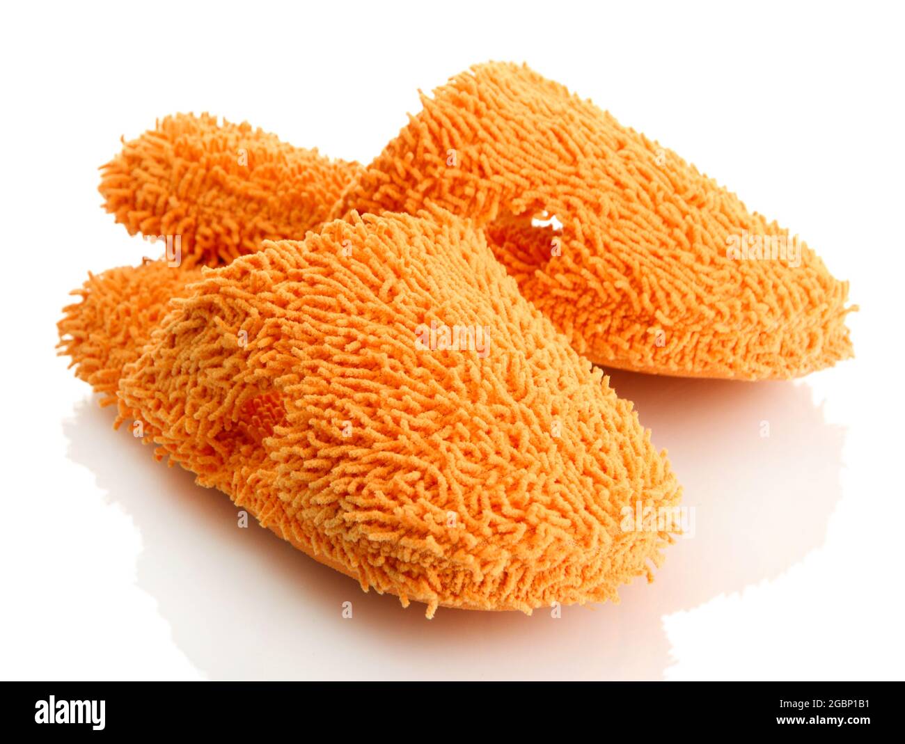 bright slippers, isolated on white Stock Photo - Alamy