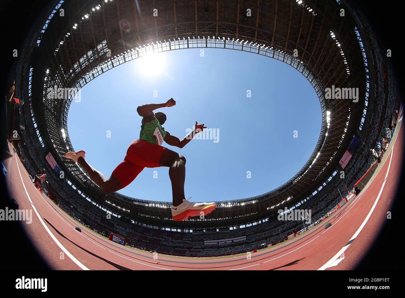 Tokyo, Japan. 5th Aug, 2021. Hugues Fabrice Zango of Burkina Faso ...