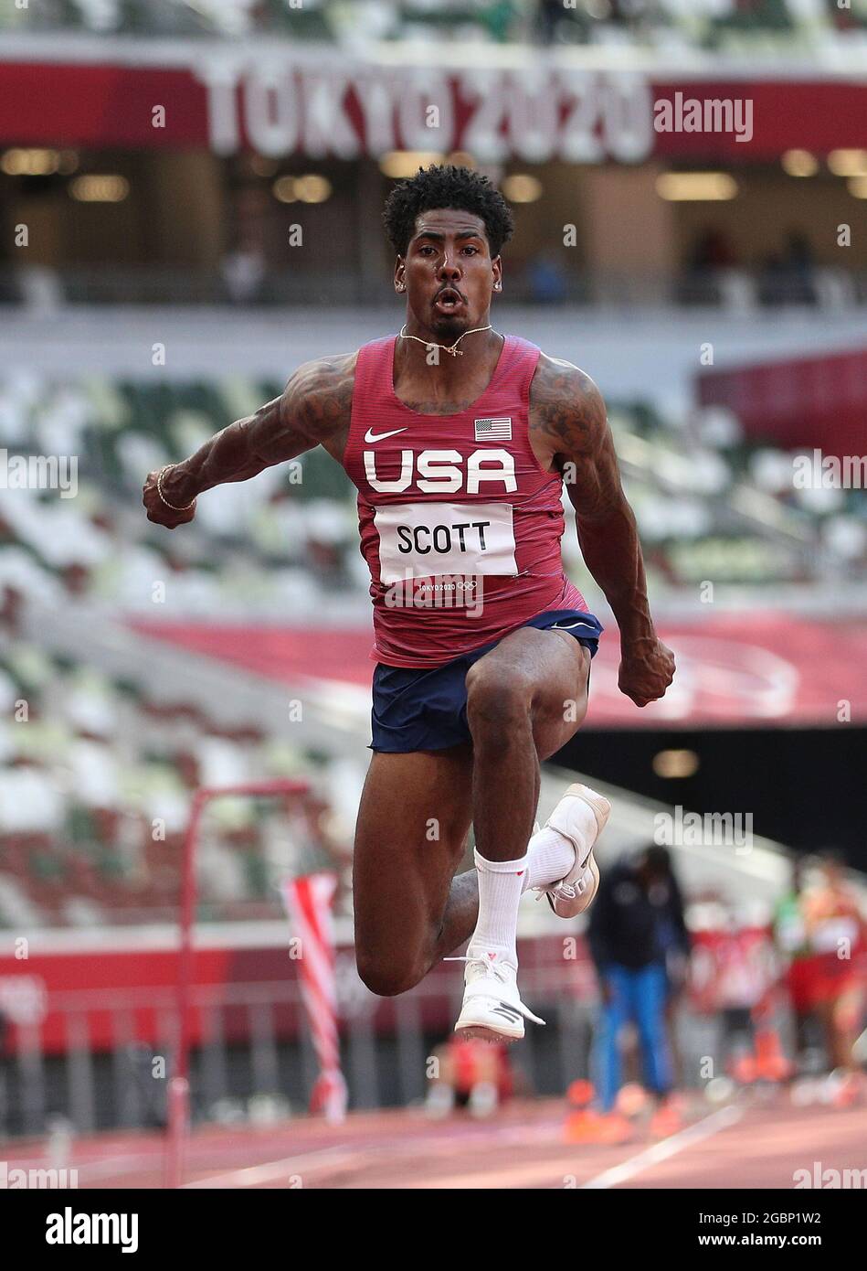 Tokyo, Japan. 5th Aug, 2021. Donald Scott of the United States competes ...