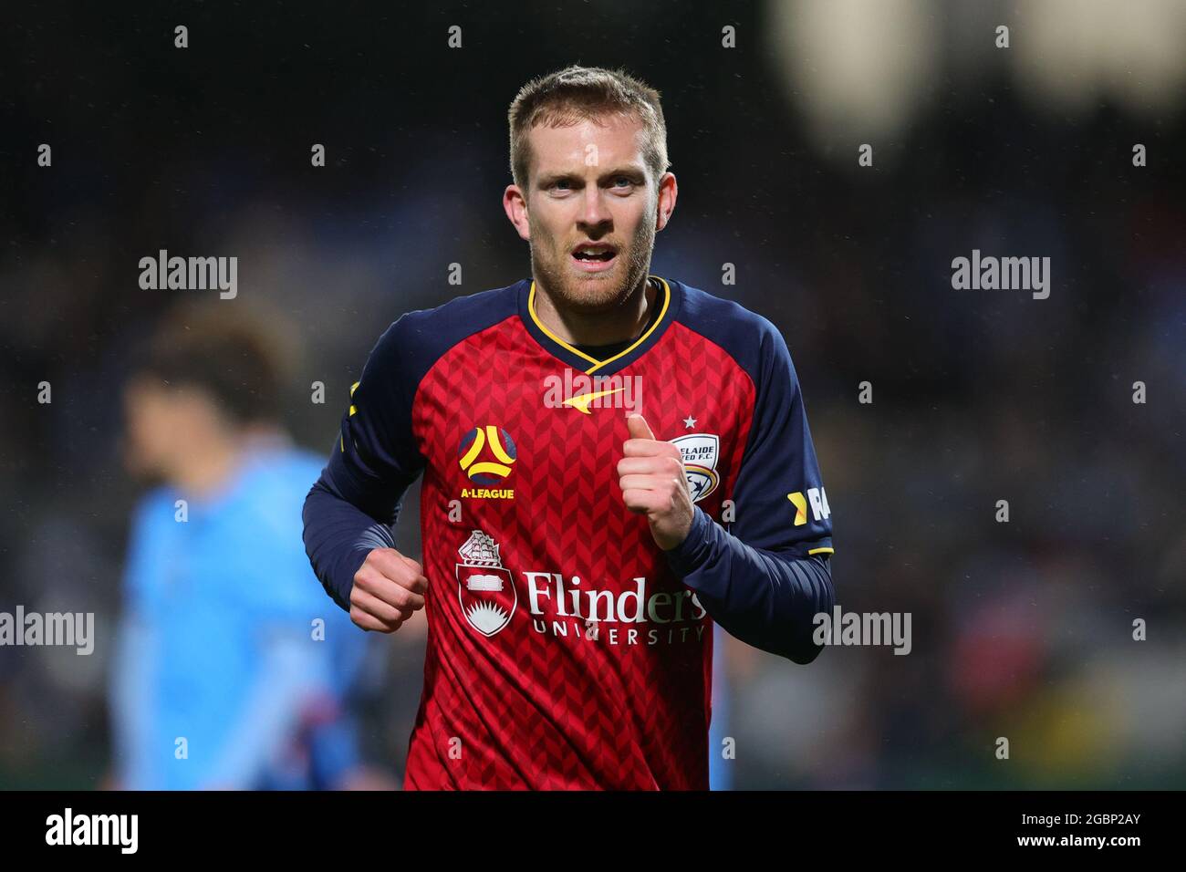 SYDNEY, AUSTRALIA - JUNE 19: Ben Halloran of Adelaide United looks on ...