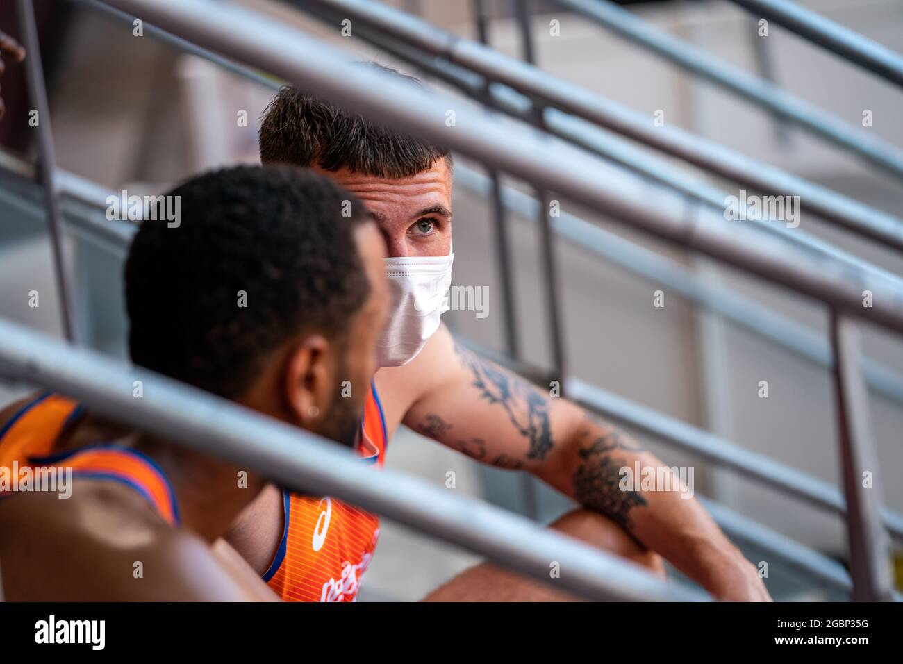 TOKYO, JAPAN - AUGUST 5: Christopher Garia of the Netherlands and Joris ...