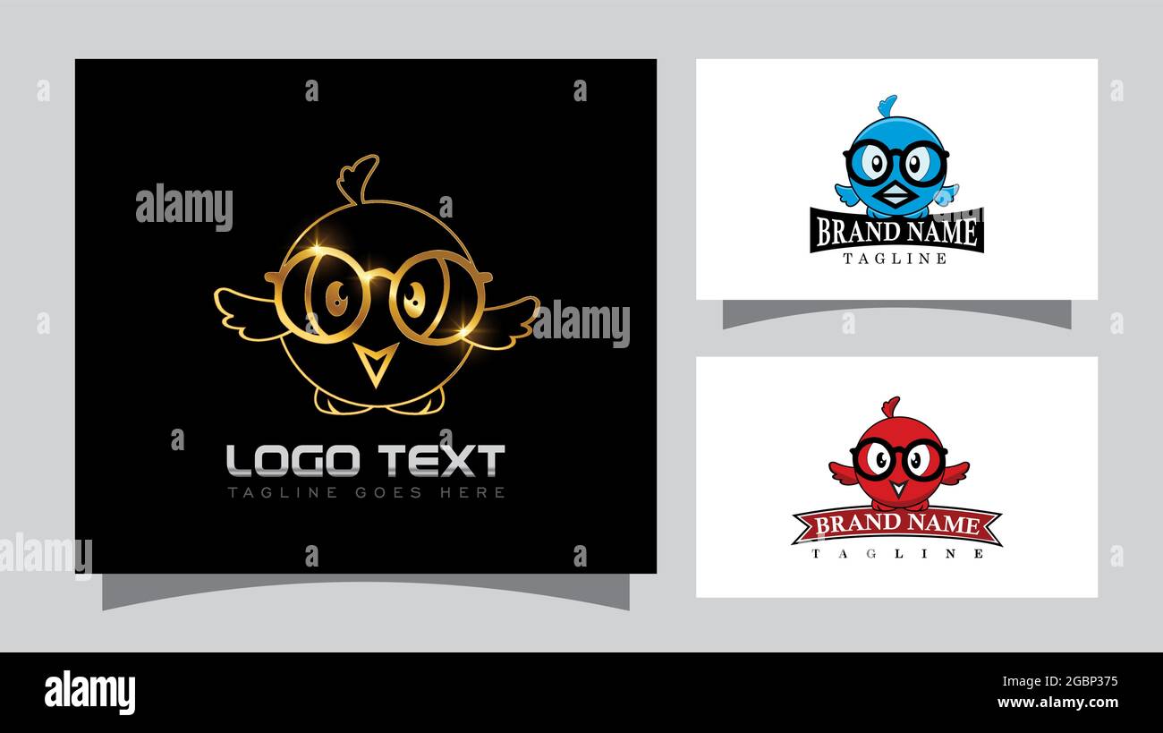 Nerd owl Stock Vector Images - Alamy