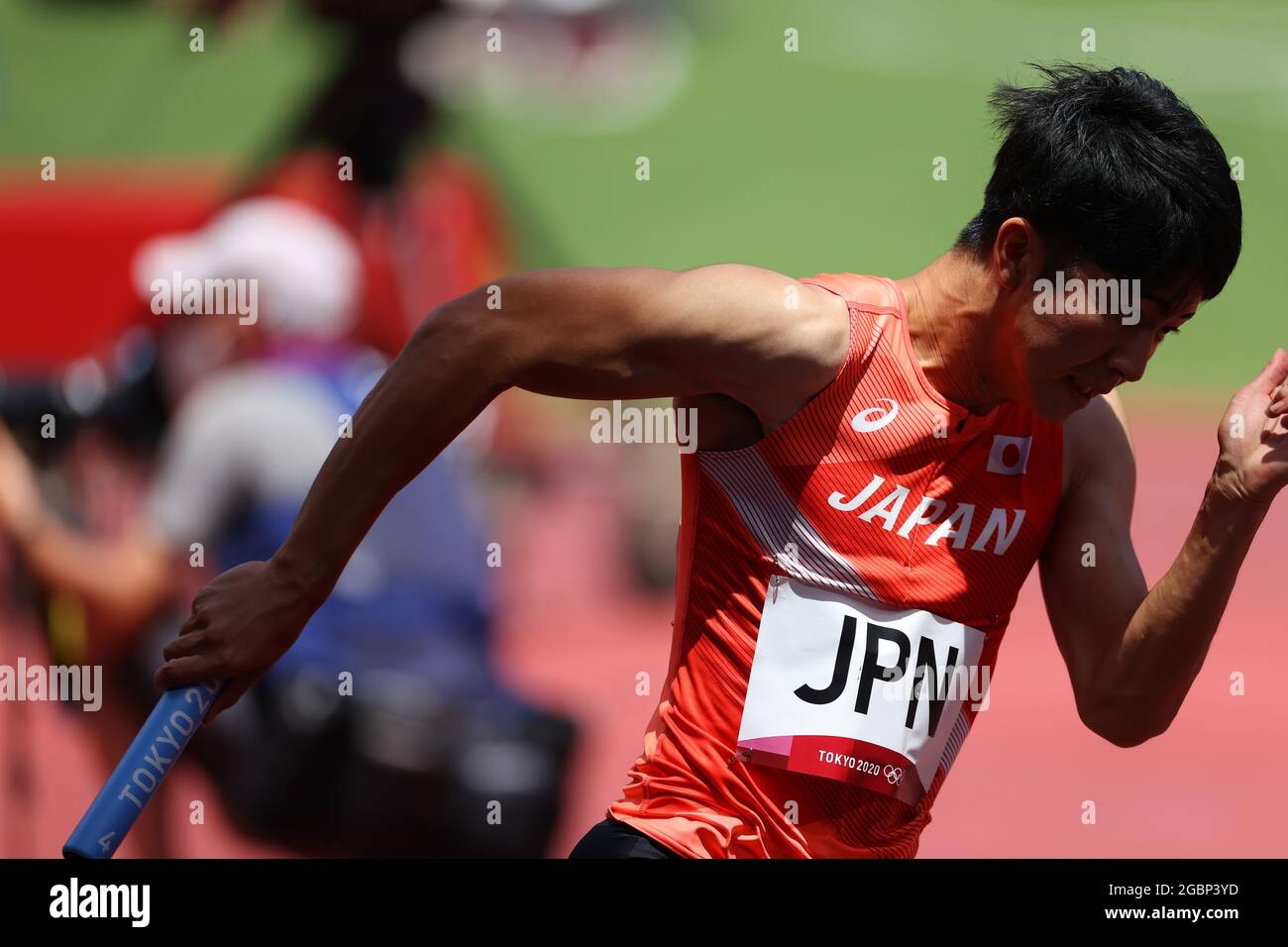 Tokyo, Japan. 5th Aug, 2021. Shuhei Tada (JPN) Athletics : Men's 4100m ...