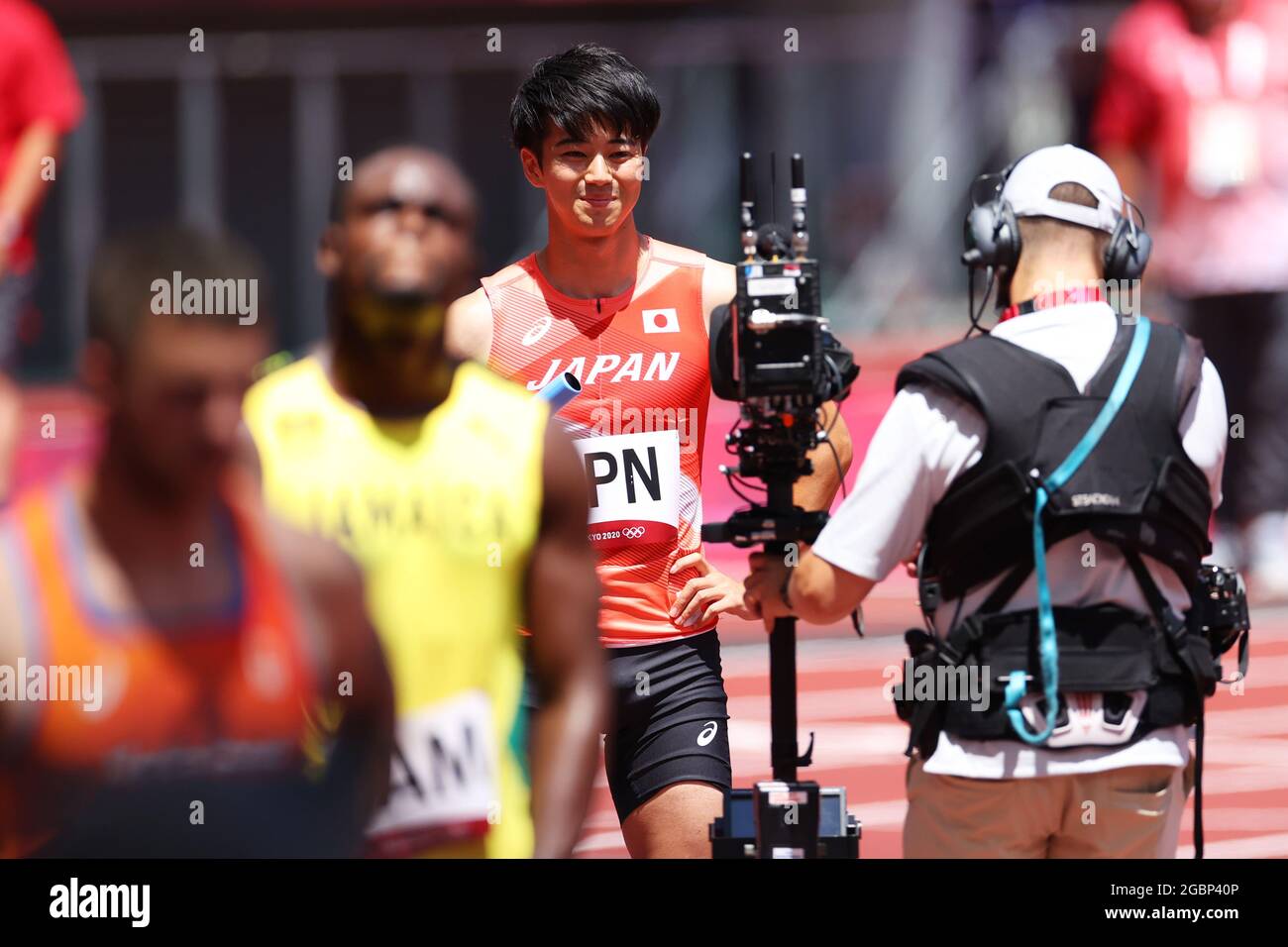 Tokyo, Japan. 5th Aug, 2021. Shuhei Tada (JPN) Athletics : Men's 4100m ...