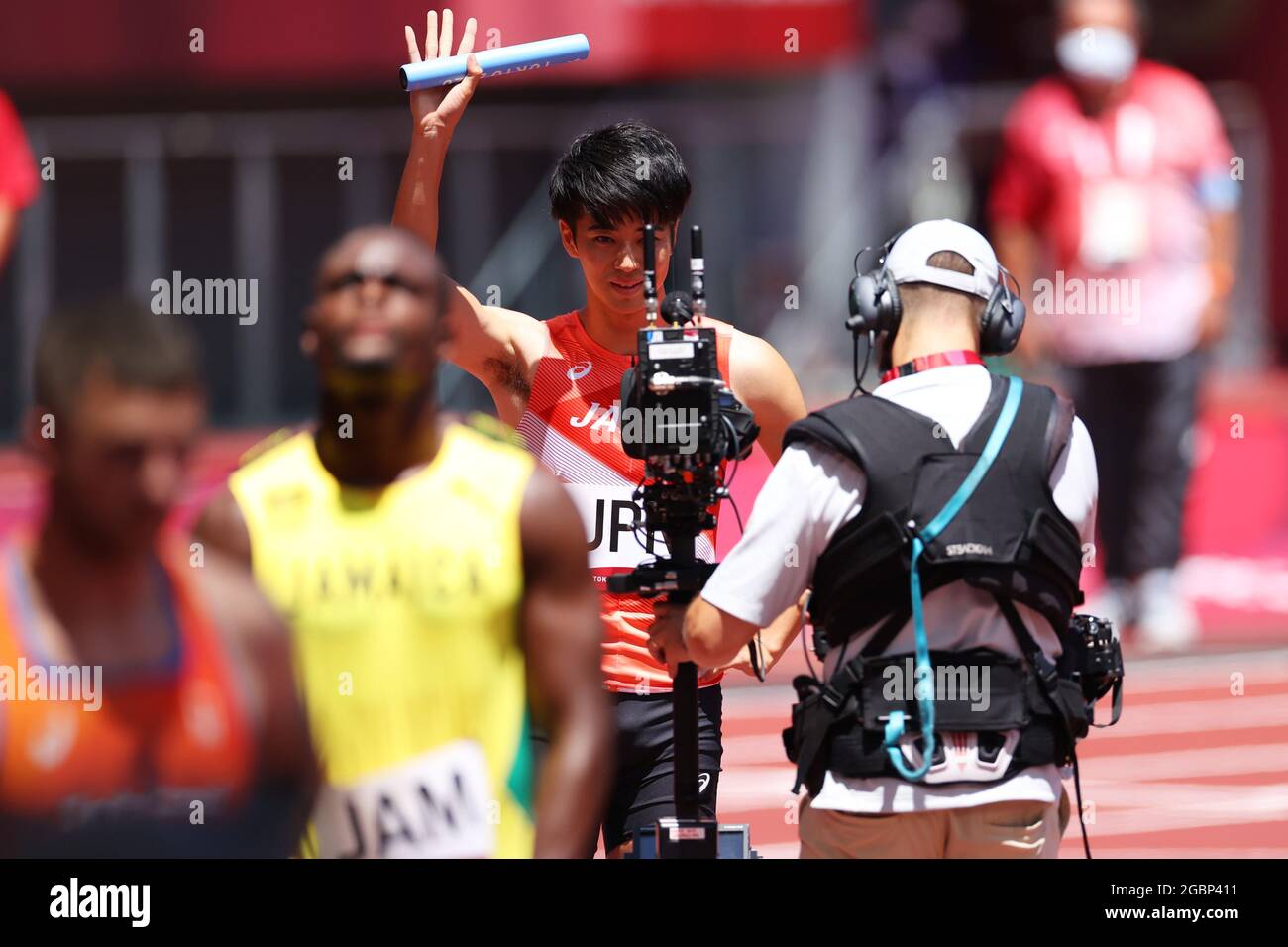 Tokyo, Japan. 5th Aug, 2021. Shuhei Tada (JPN) Athletics : Men's 4100m ...