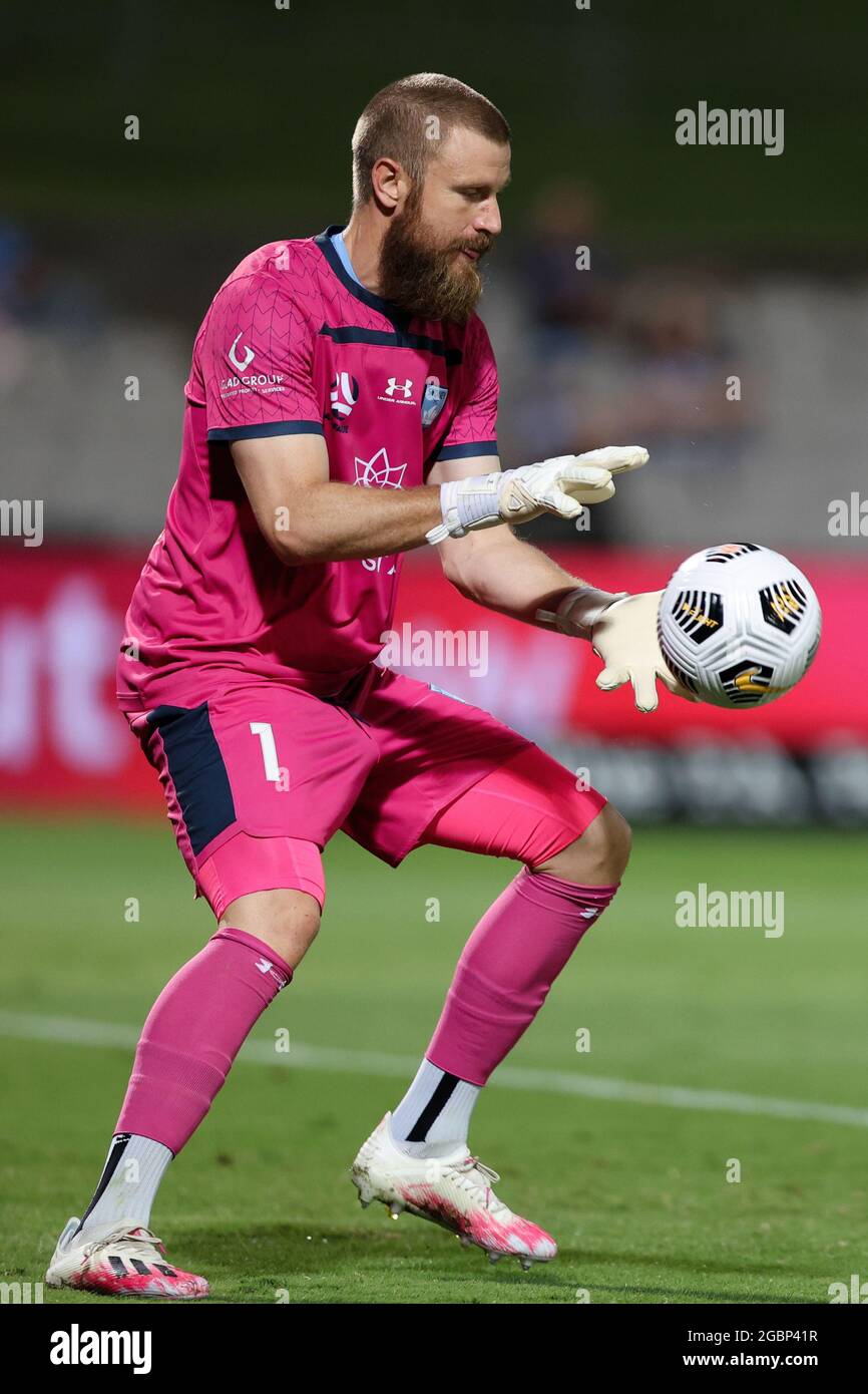 SYDNEY, AUSTRALIA - MARCH 10: Andrew Redmayne of Sydney FC makes a save ...