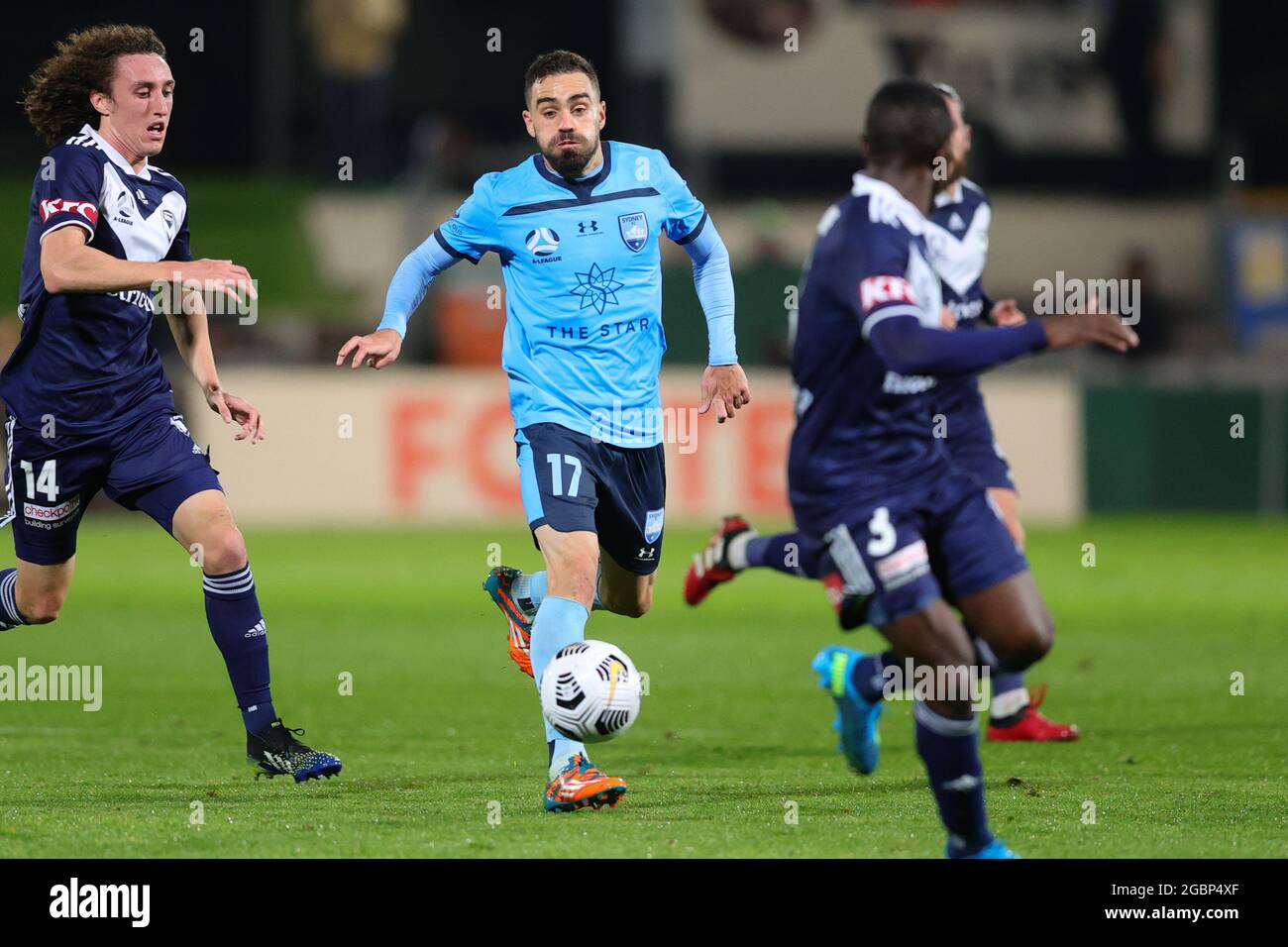 SYDNEY, AUSTRALIA - MAY 19: Anthony Caceres of Sydney FC attacks during ...