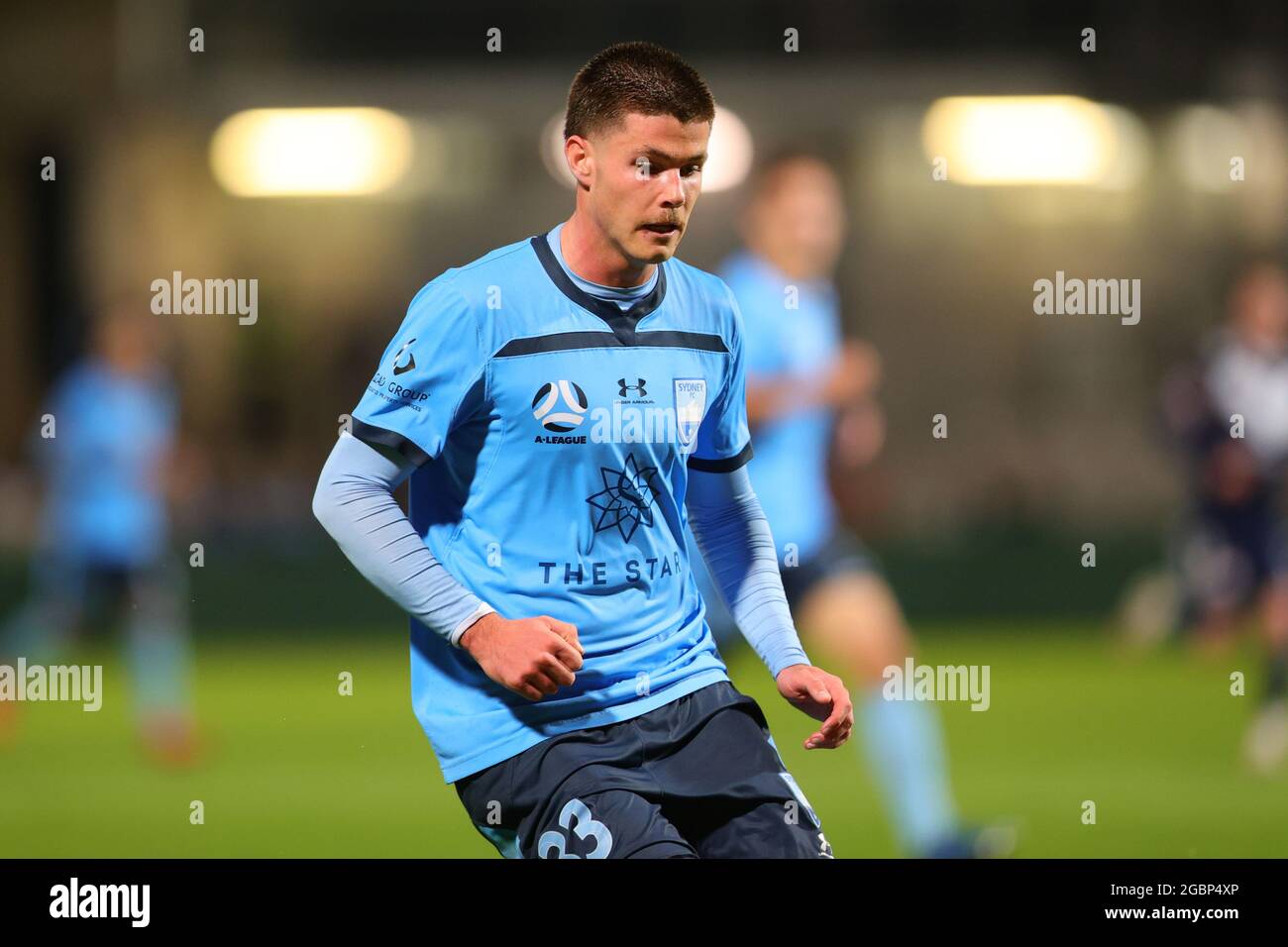 SYDNEY, AUSTRALIA - MAY 19: Pat Wood of Sydney FC attacks during the A ...