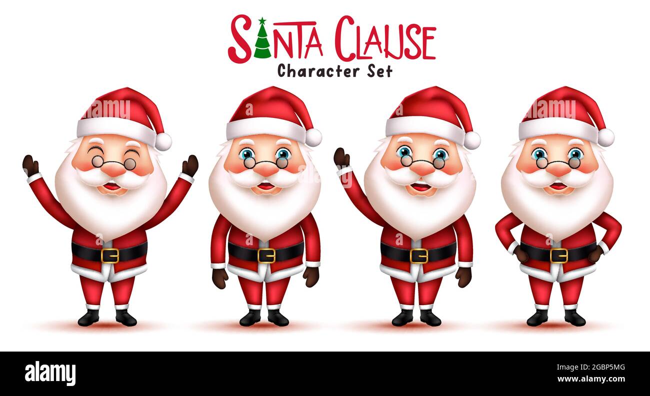 Santa Claus Clipart Face Expressions