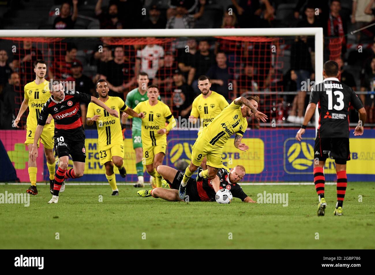 SYDNEY, AUSTRALIA - MARCH 15: Ziggy Gordon of Western Sydney Wanderers ...