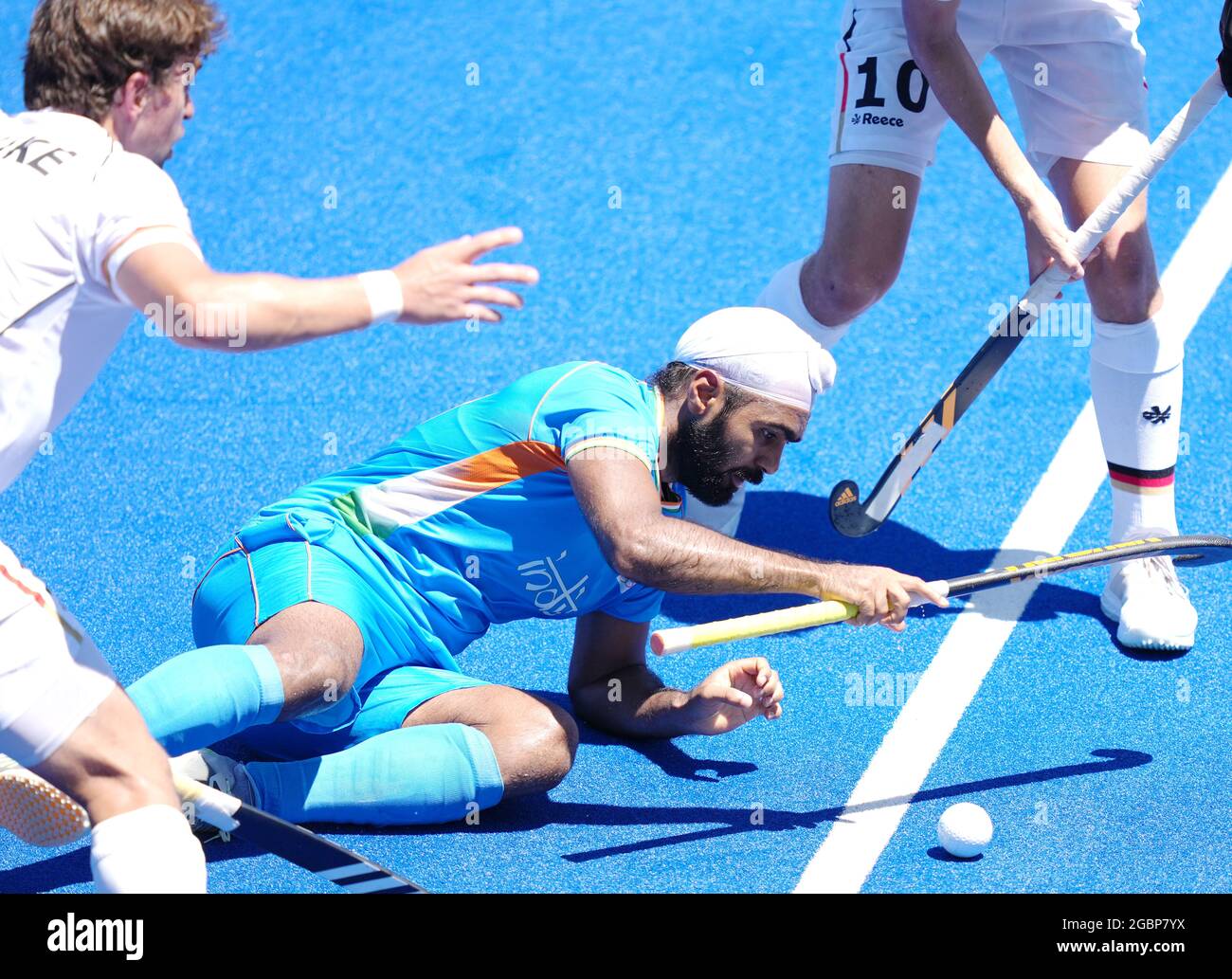 Tokyo, Japan. 5th Aug, 2021. Simranjeet Singh of India competes during ...