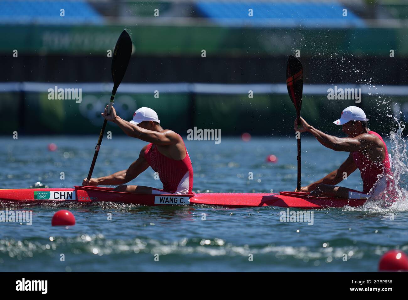 Tokyo, Japan. 5th Aug, 2021. Wang Congkang (L)/Bu Tingkai of China ...