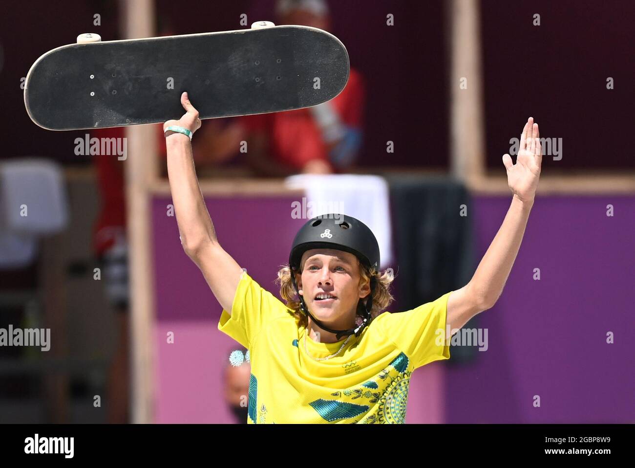 Tokio, Japan. 05th Aug, 2021. Skateboard: Olympics, Park, Men, Final at ...