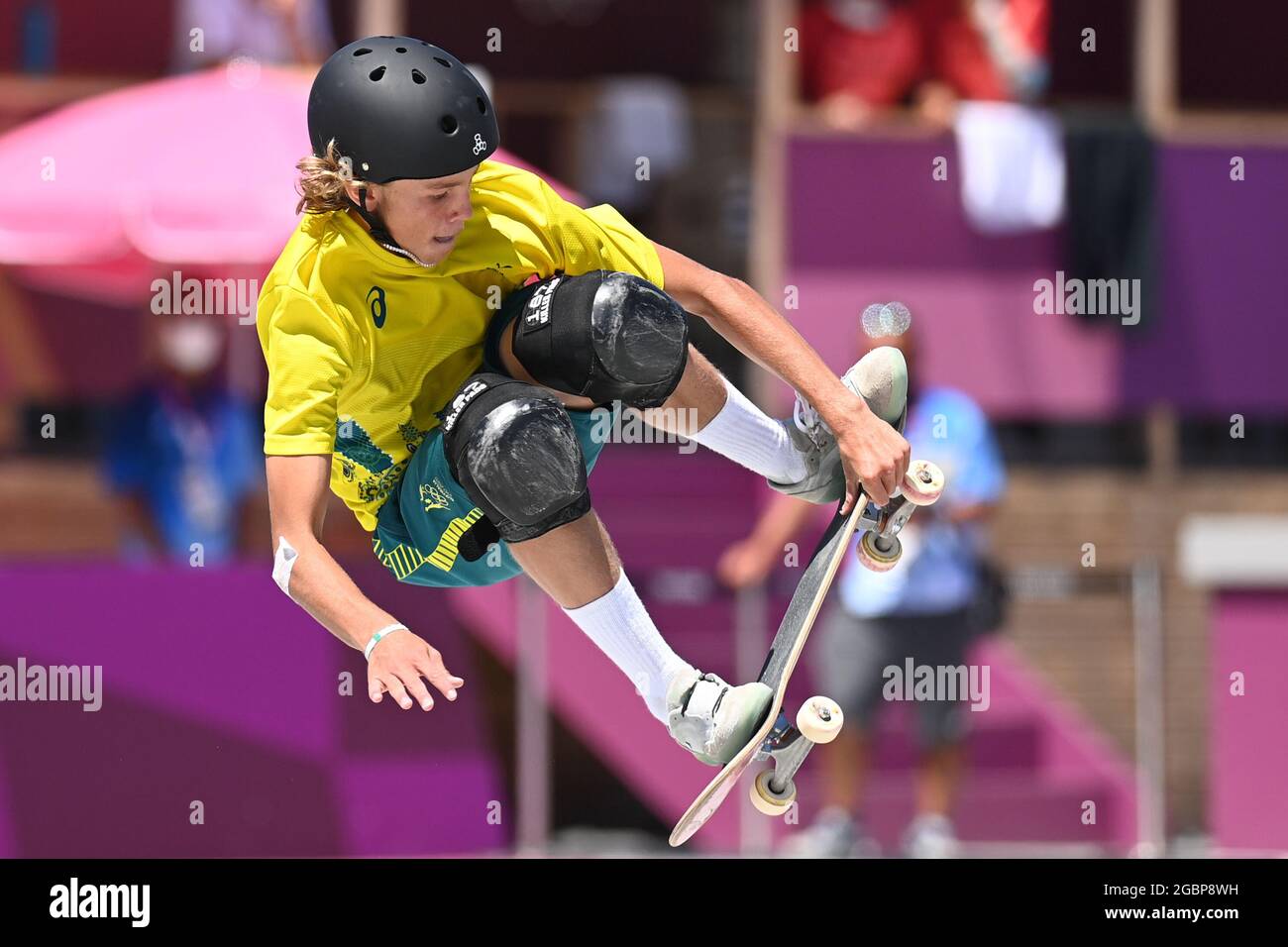Tokio, Japan. 05th Aug, 2021. Skateboard: Olympics, Park, Men, Final at ...