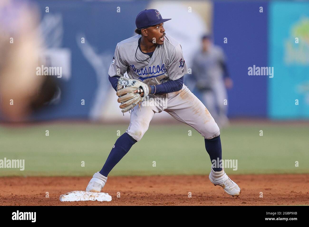 Biloxi, Mississippi, USA. 04th Aug, 2021. Pensacola Blue Wahoos ...