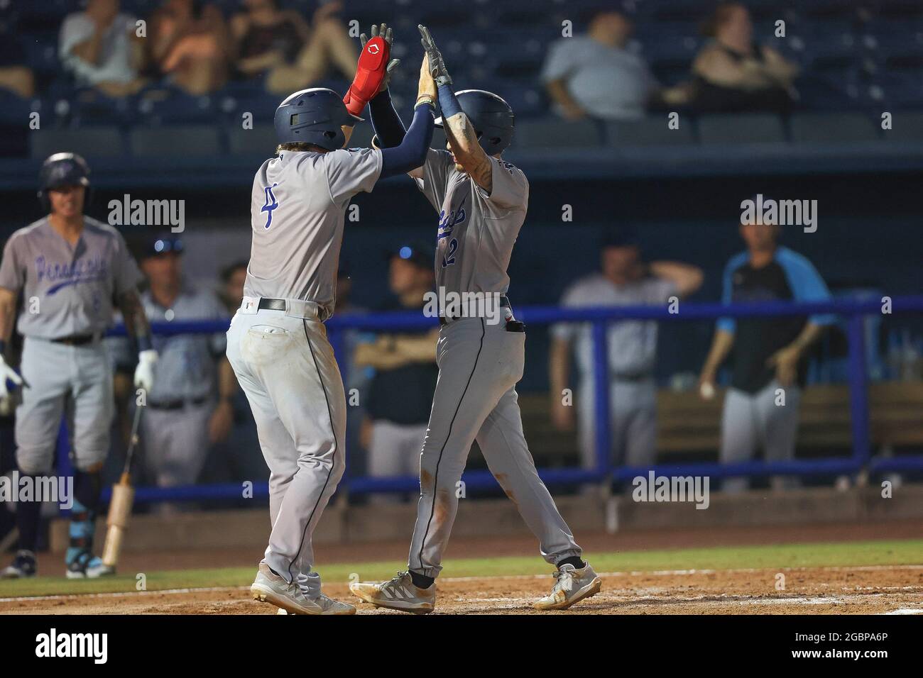 Aug 04, 2021: Pensacola Blue Wahoos infielder Galli Cribbs Jr. (12 ...